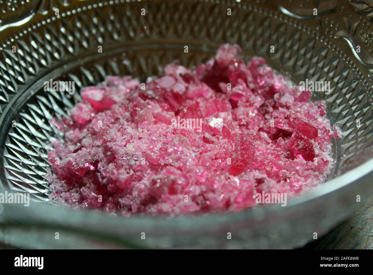 Crushed Boiled Sweets Crystals Stock Photo - Alamy