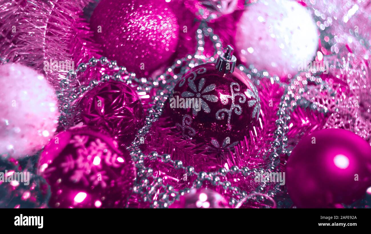 Hot Pink Christmas Wallpaper