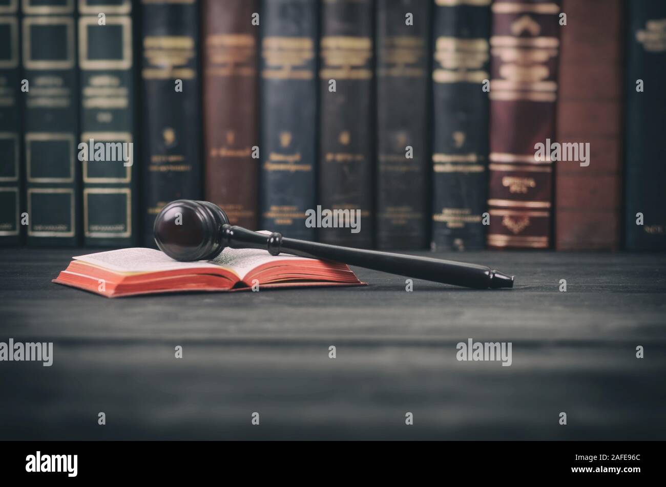 Law and Justice , Legality concept, Judge Gavel and law book on a black ...