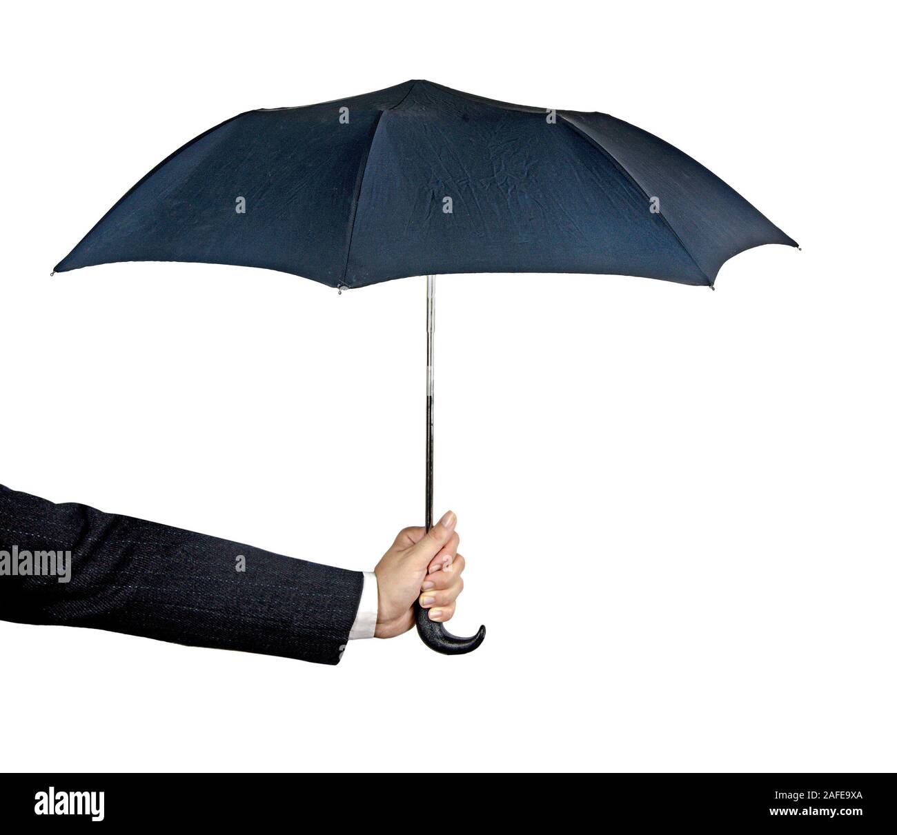 Umbrella in hand Stock Photo - Alamy