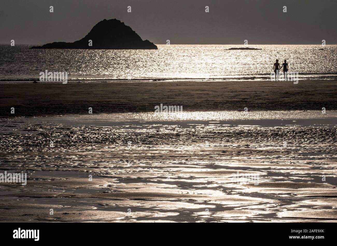 Plage de La Palue en presqu'île de Crozon Stock Photo - Alamy