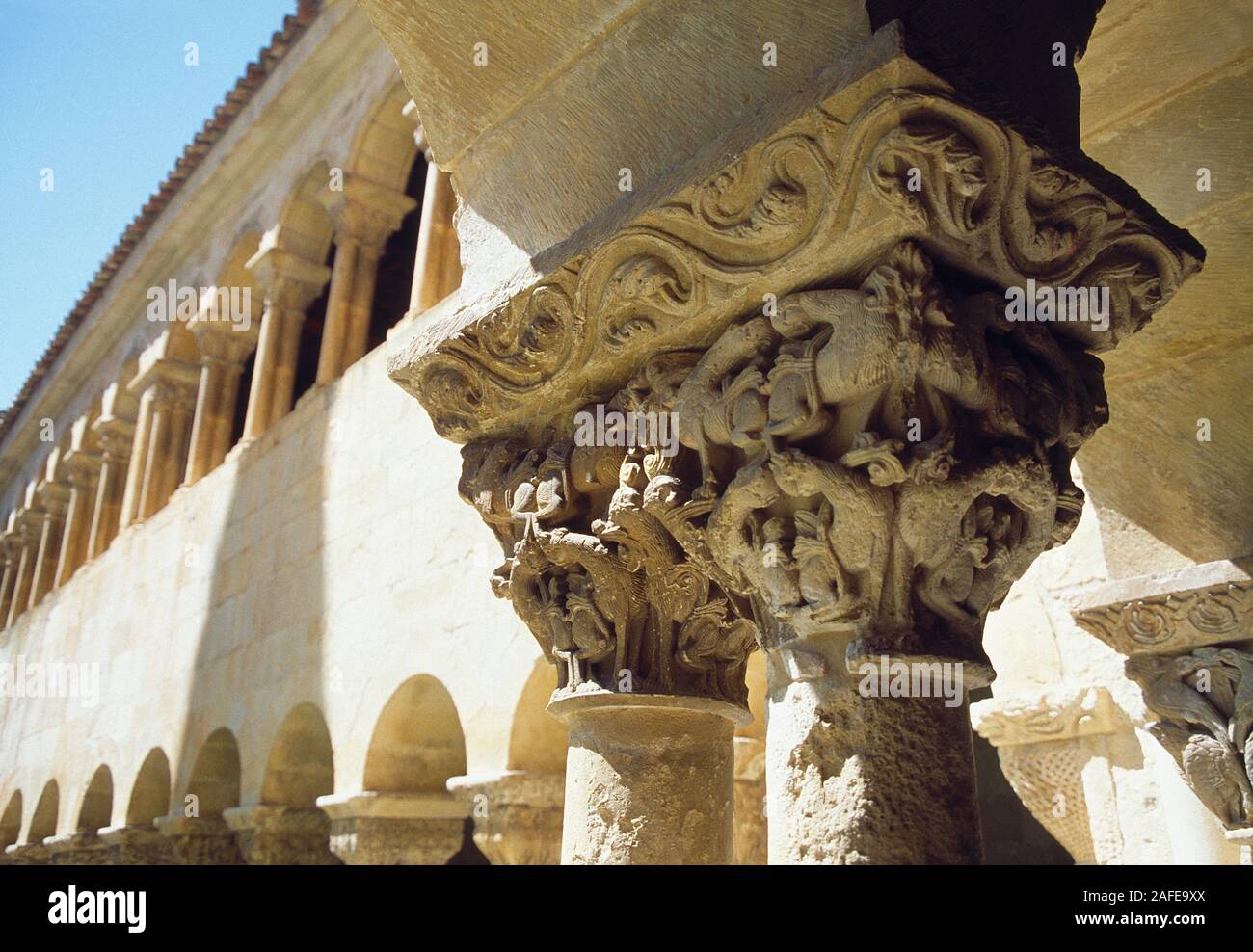 Santo domingo de silos capitals hi-res stock photography and images - Alamy