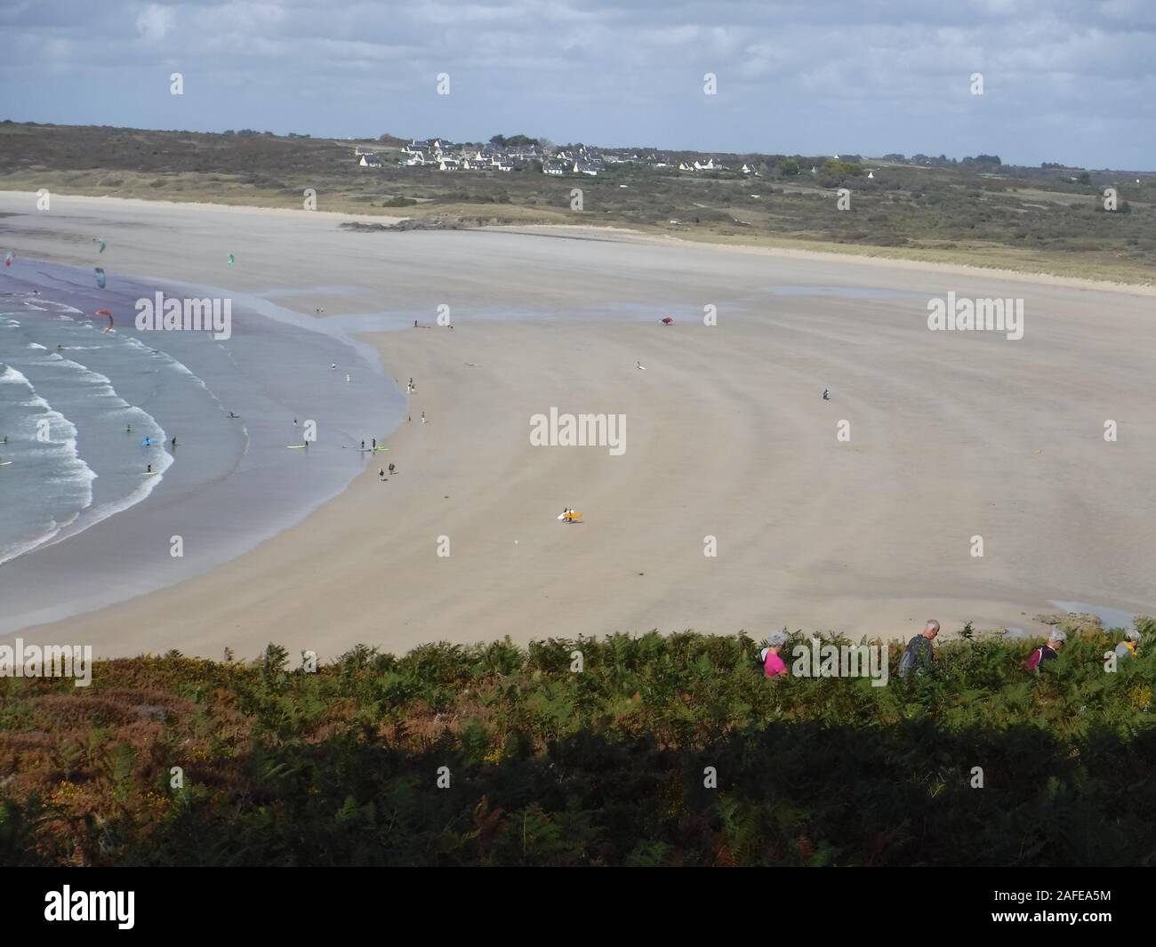 presqu'île de Crozon ,Plage de Kersiguenou Finistère Stock Photo - Alamy