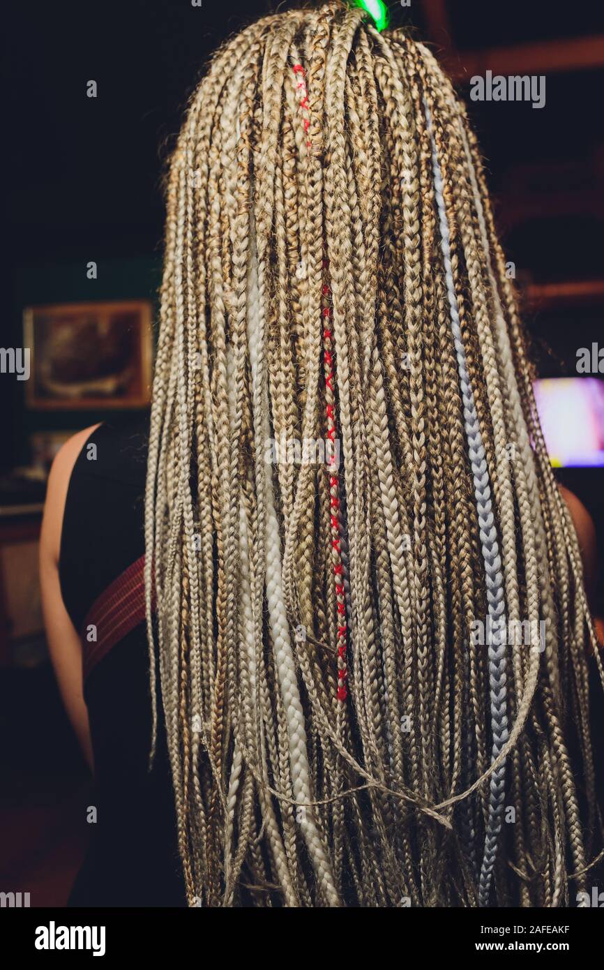 Thin pigtails hi-res stock photography and images - Alamy