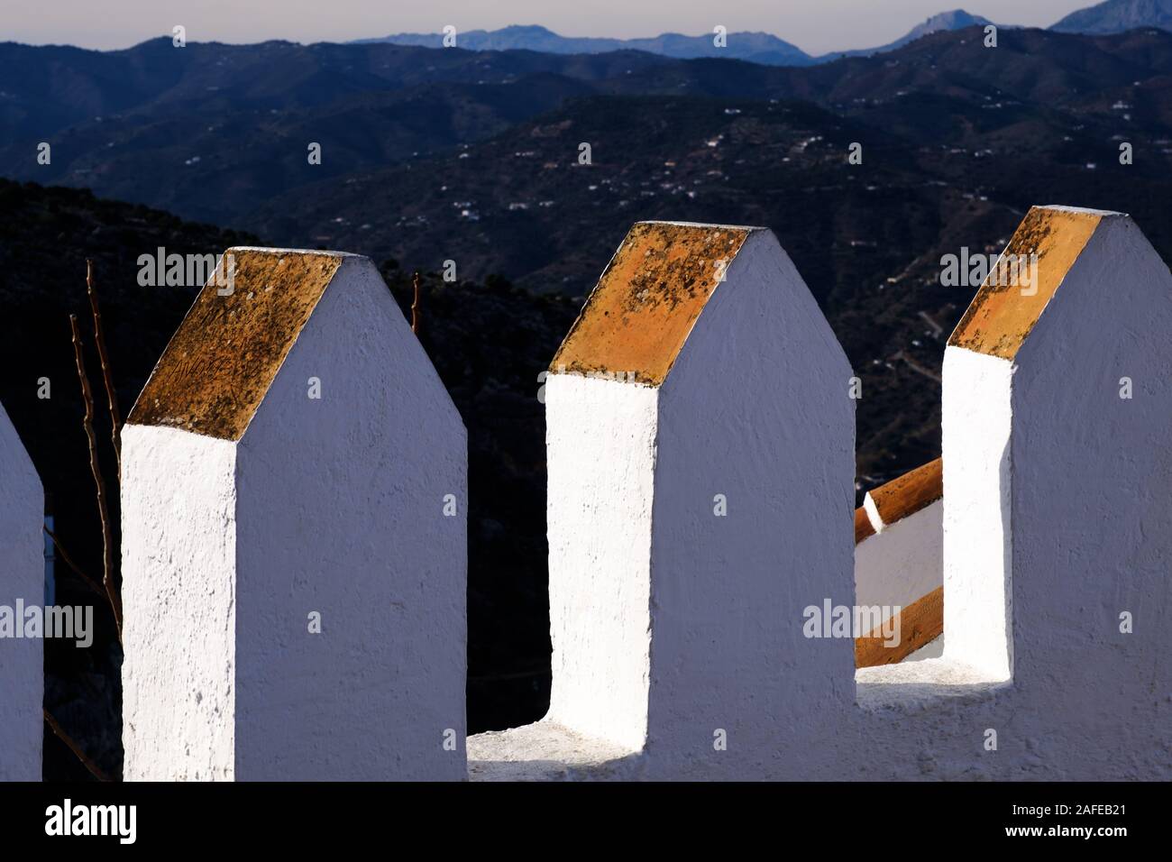 Mountain top pueblo comares hi-res stock photography and images - Alamy