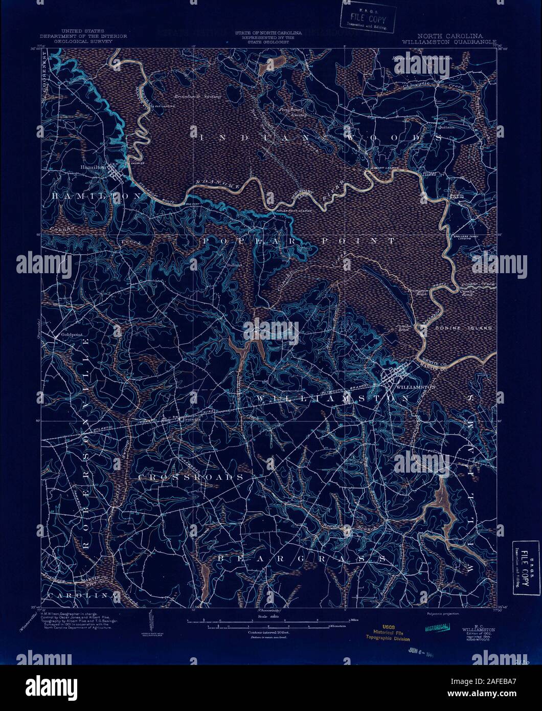Map of williamston hi-res stock photography and images - Alamy