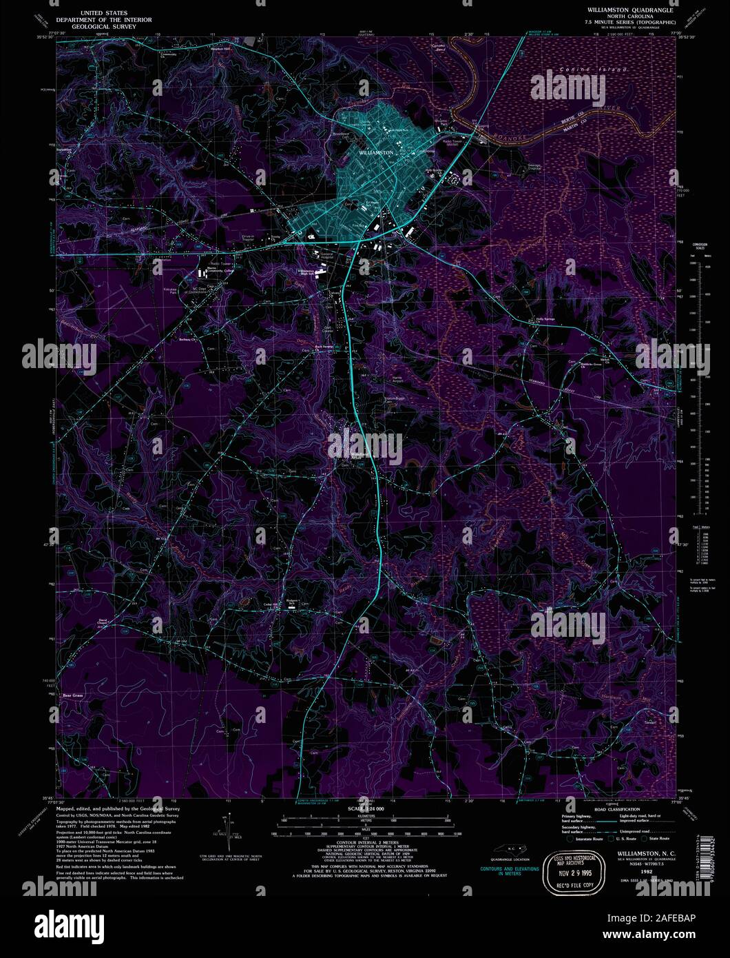 Map of williamston hi-res stock photography and images - Alamy