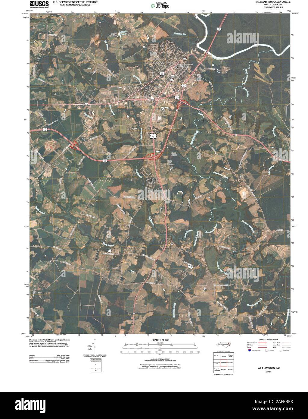 Map of williamston Cut Out Stock Images & Pictures - Alamy