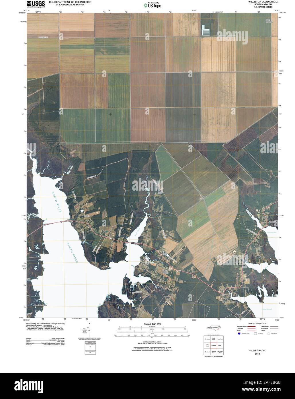 Map of williston hi-res stock photography and images - Alamy