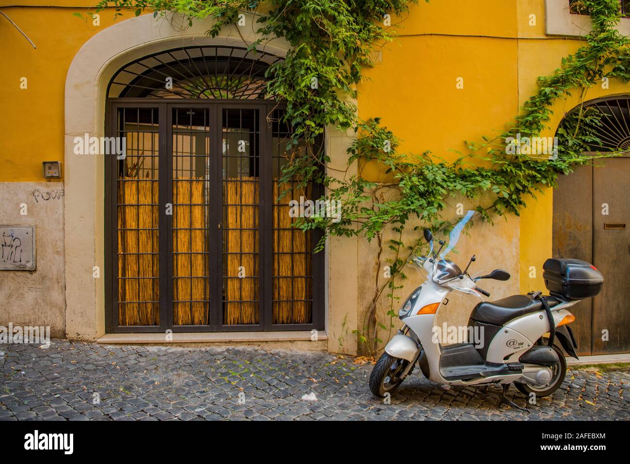 Old architecture and colorful landscape in Rome Stock Photo - Alamy