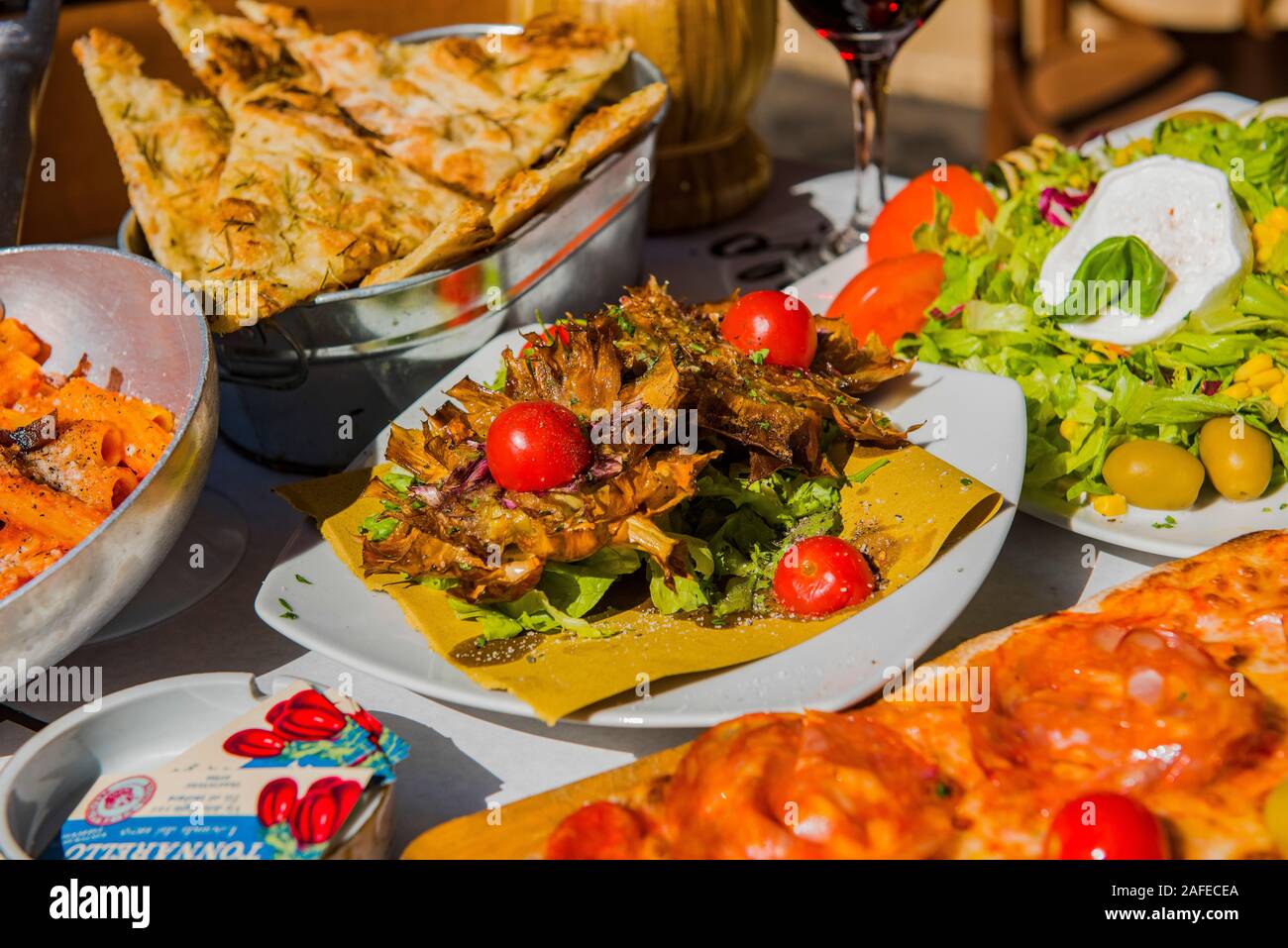 Typical roman food hi-res stock photography and images - Alamy