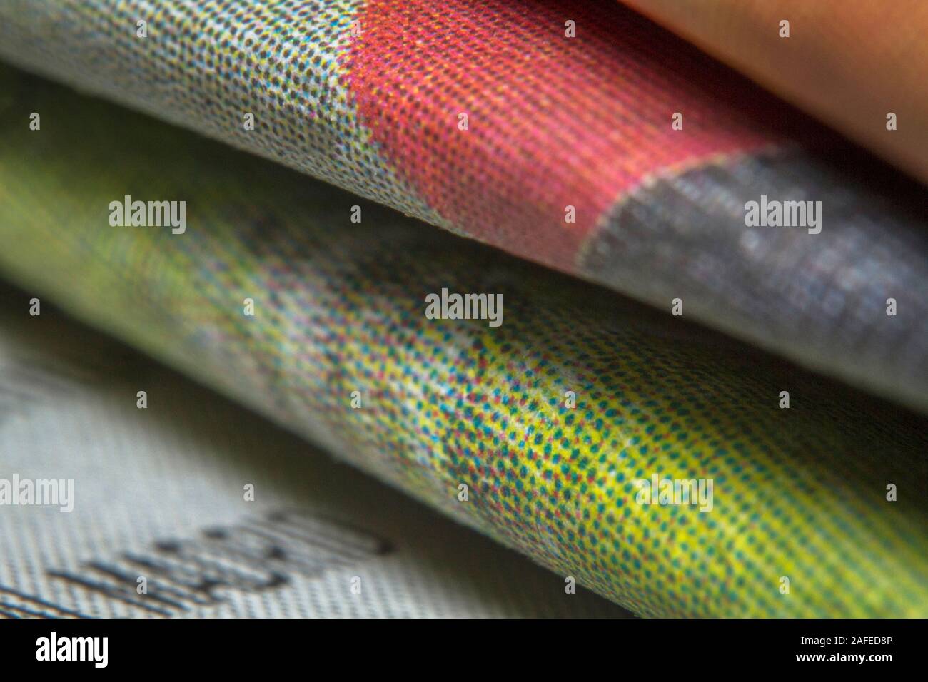 Macro shots folded a newspaper closeup picture Stock Photo - Alamy