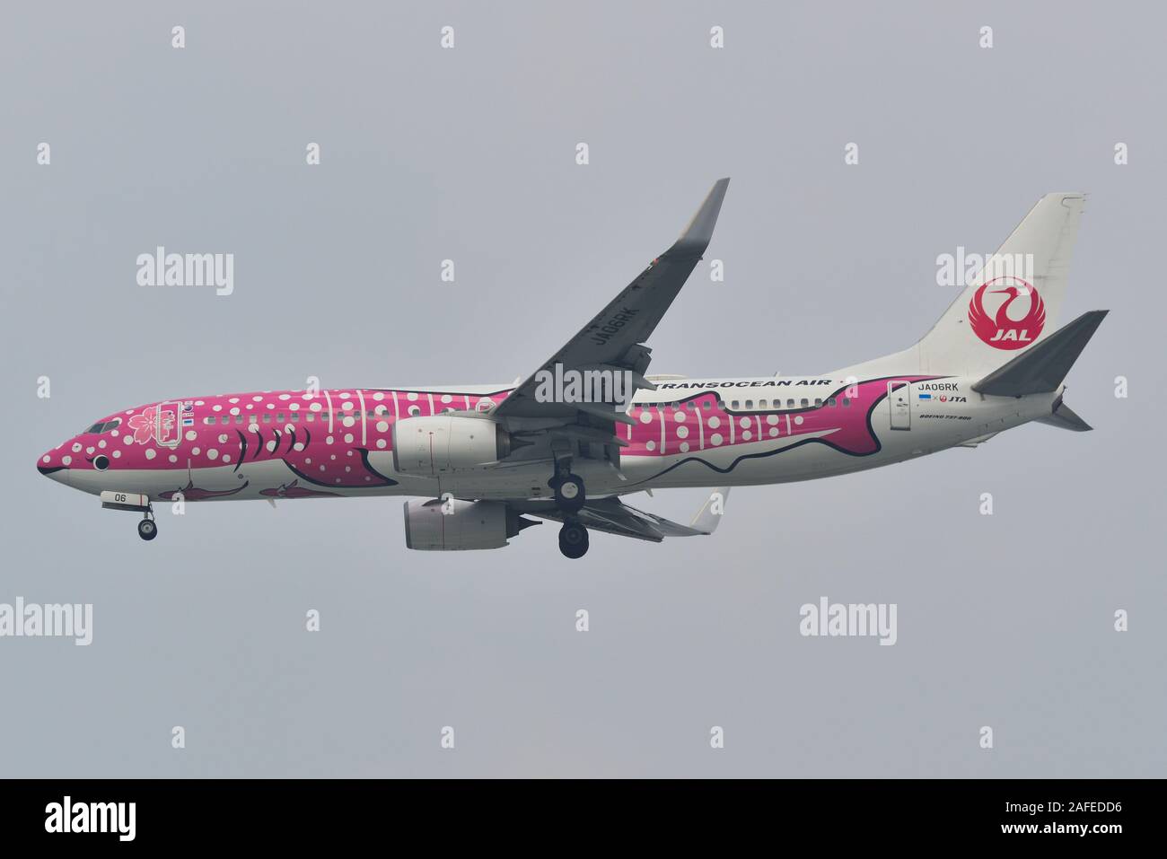 Saigon, Vietnam - Dec 12, 2019. JA06RK Japan Transocean Air Boeing 737 ...