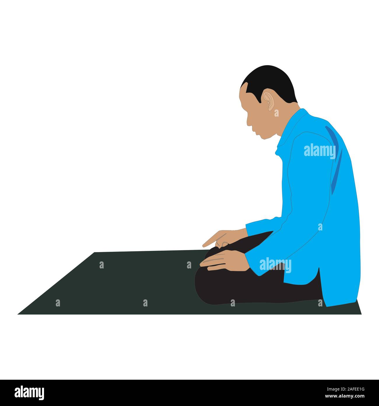 Prostration Cut Out Stock Images & Pictures - Alamy