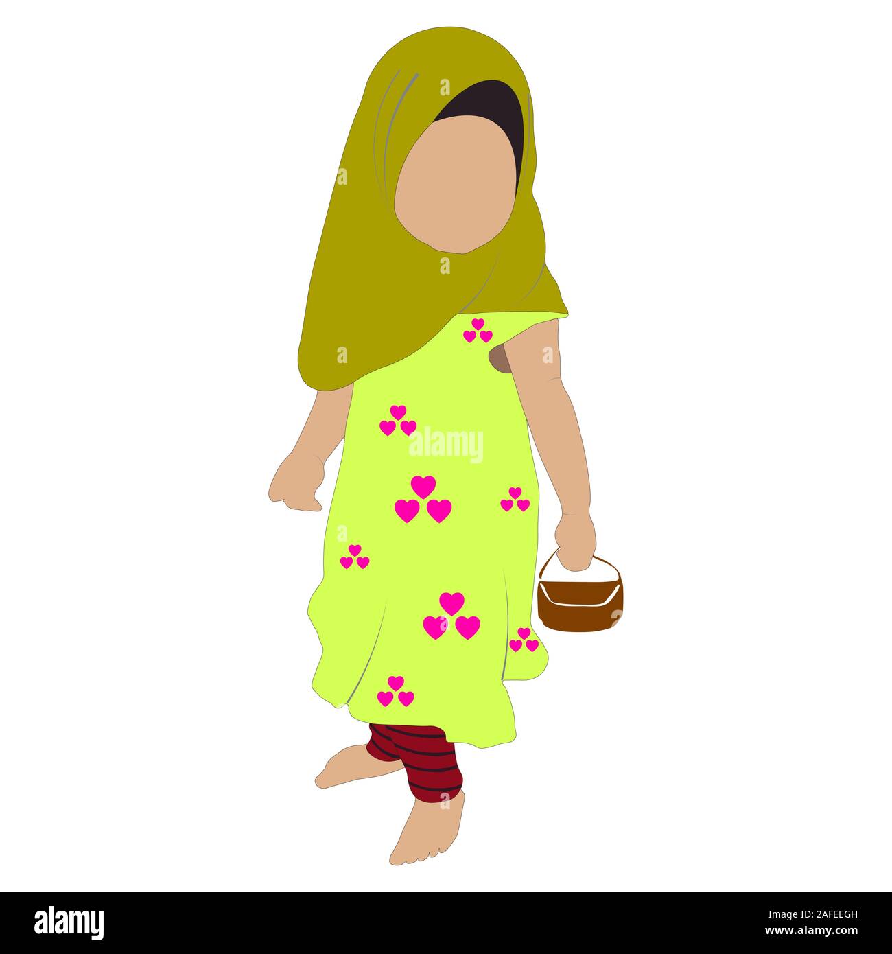 Oman girl traditional Cut Out Stock Images & Pictures - Alamy