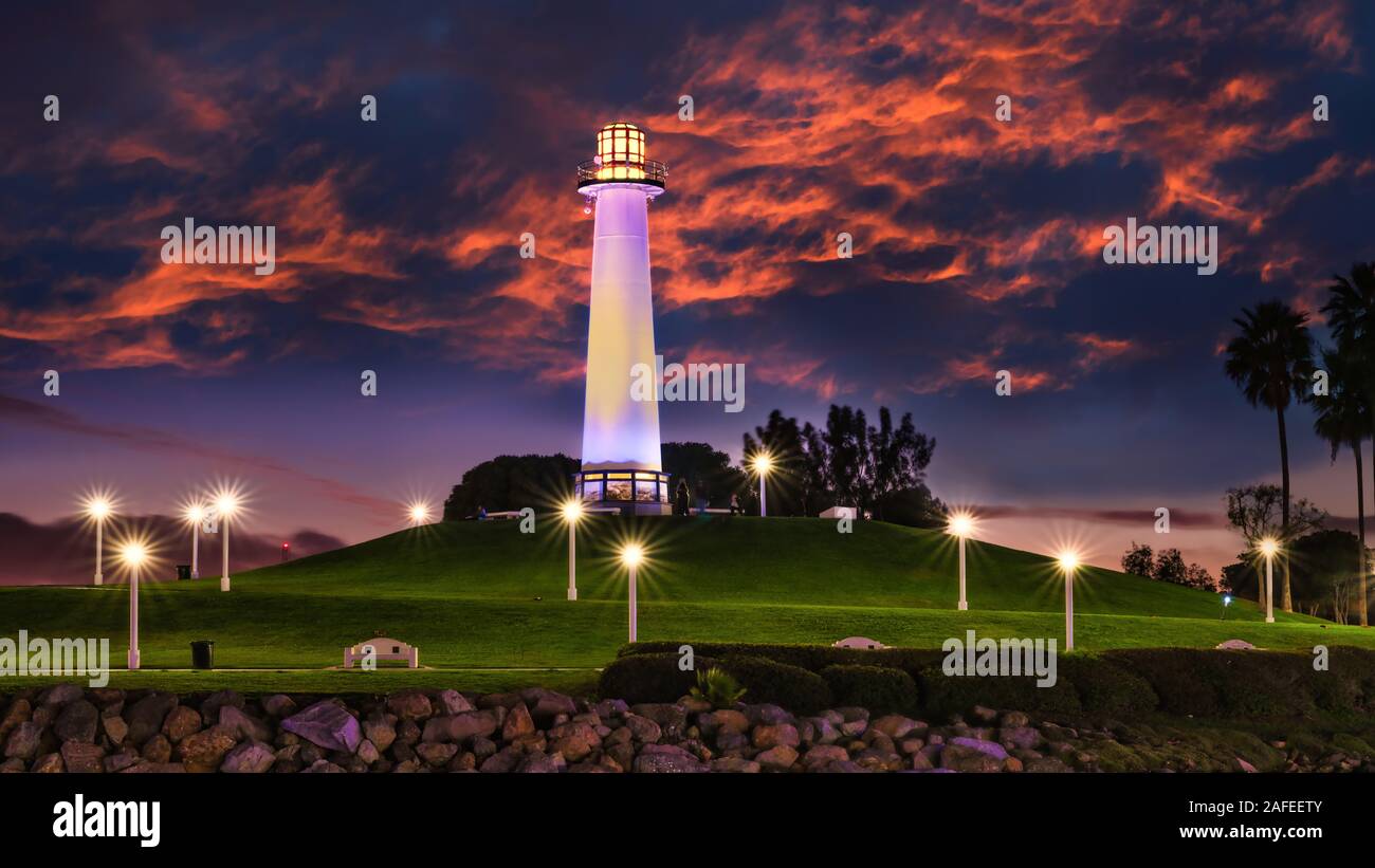 Long beach lighthouse hi-res stock photography and images - Alamy