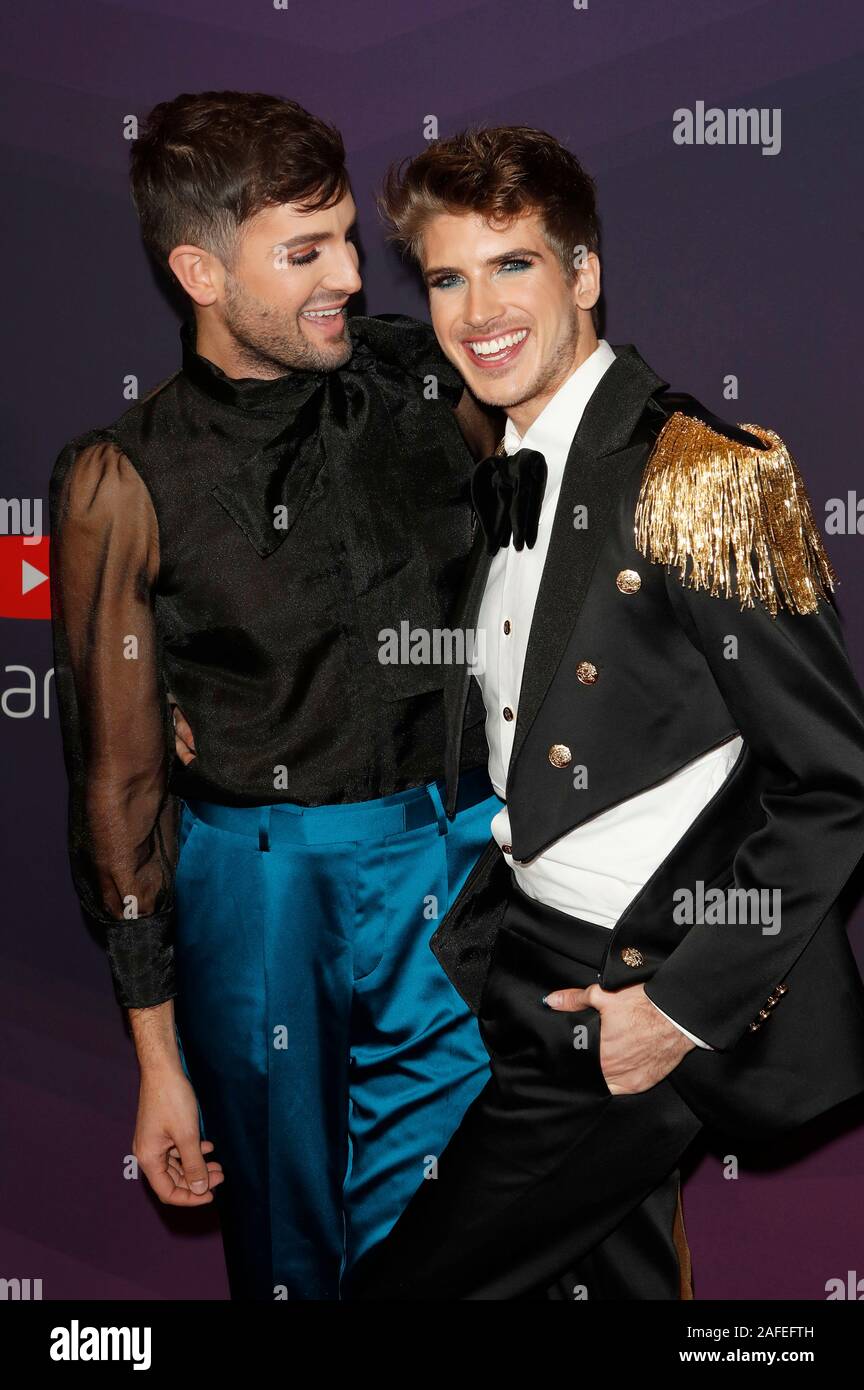 Beverly Hills, USA. 13th Dec, 2019. Joey Graceffa with life partner ...