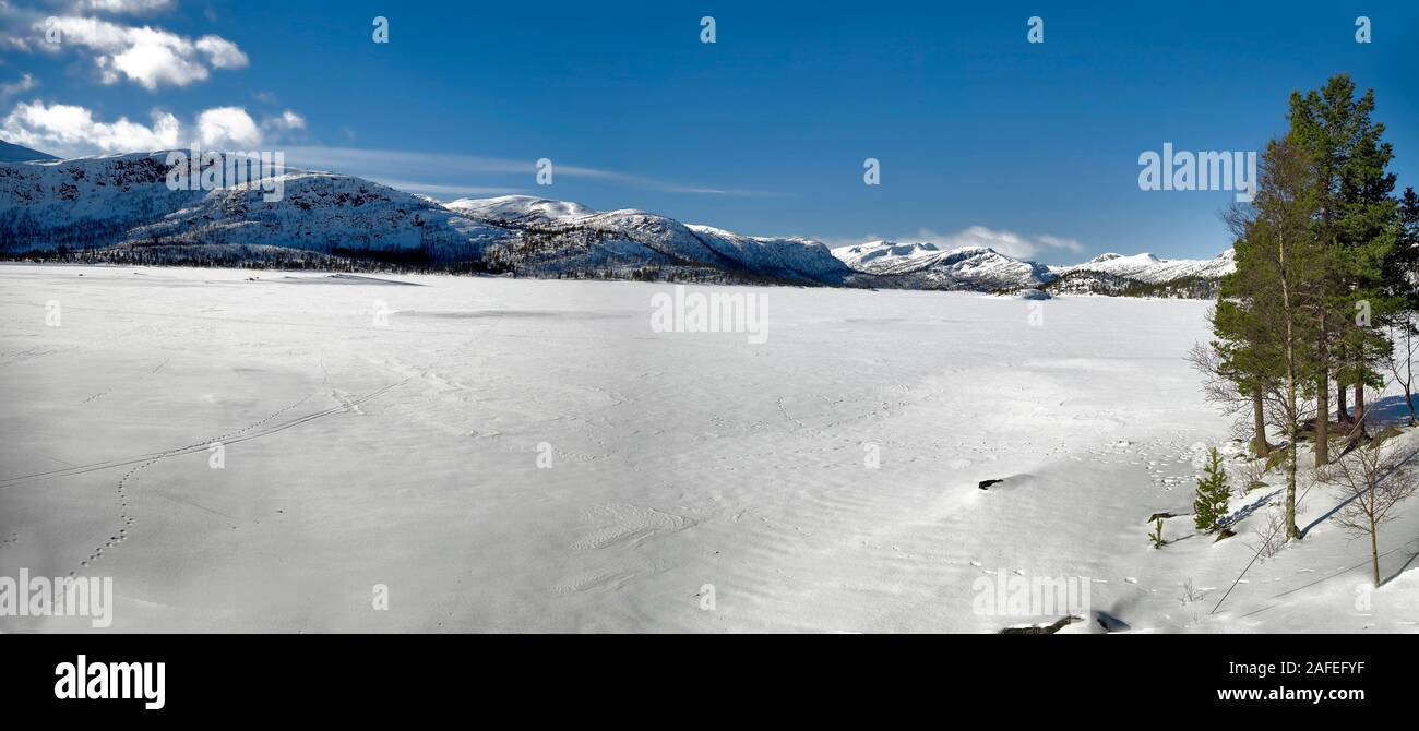 Winter landscape from Setesdal, southern Norway Stock Photo - Alamy