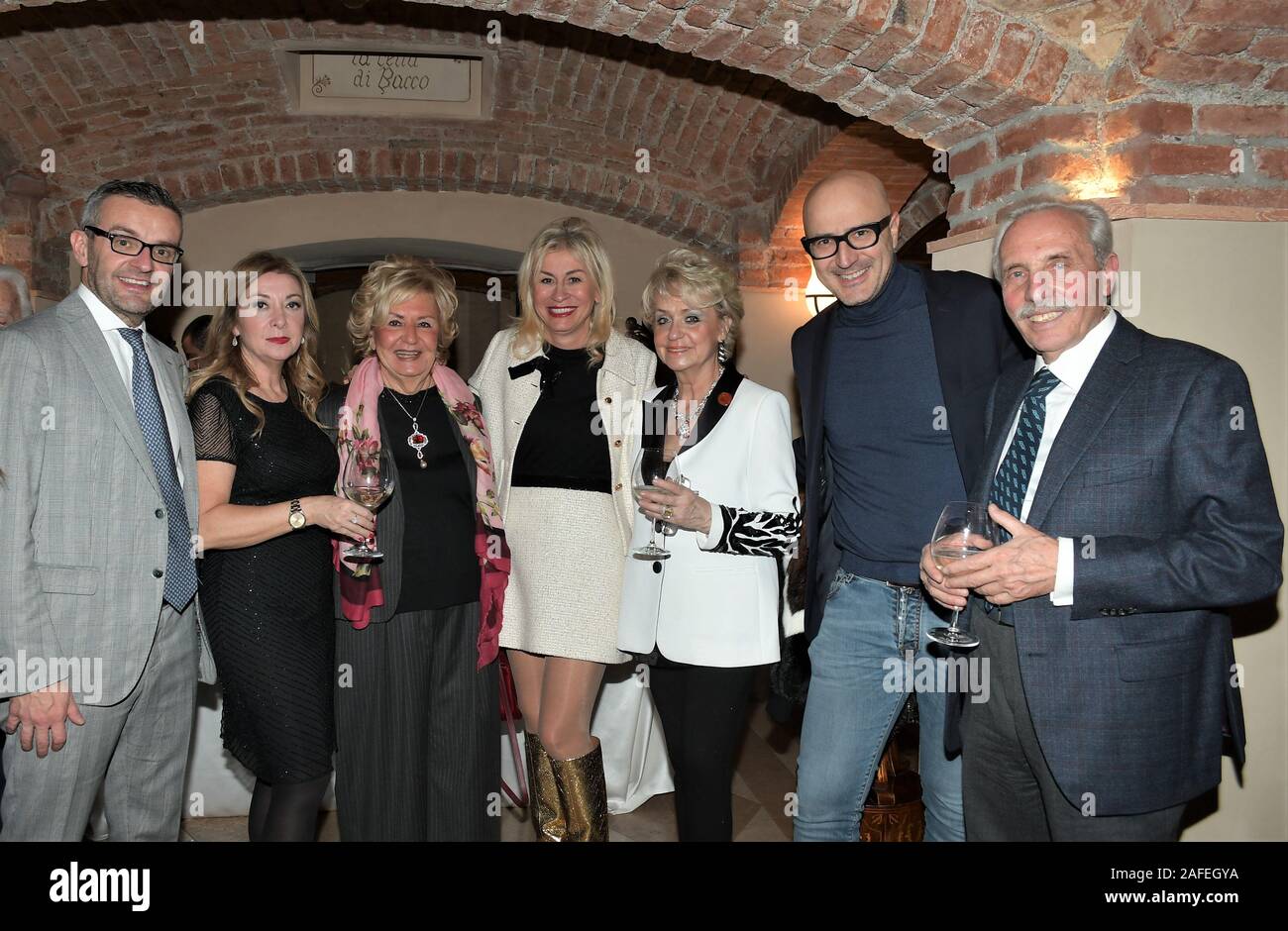 Milan, Italy. 15th Dec, 2019. Milan, Italy AMAL event with Silvana ...
