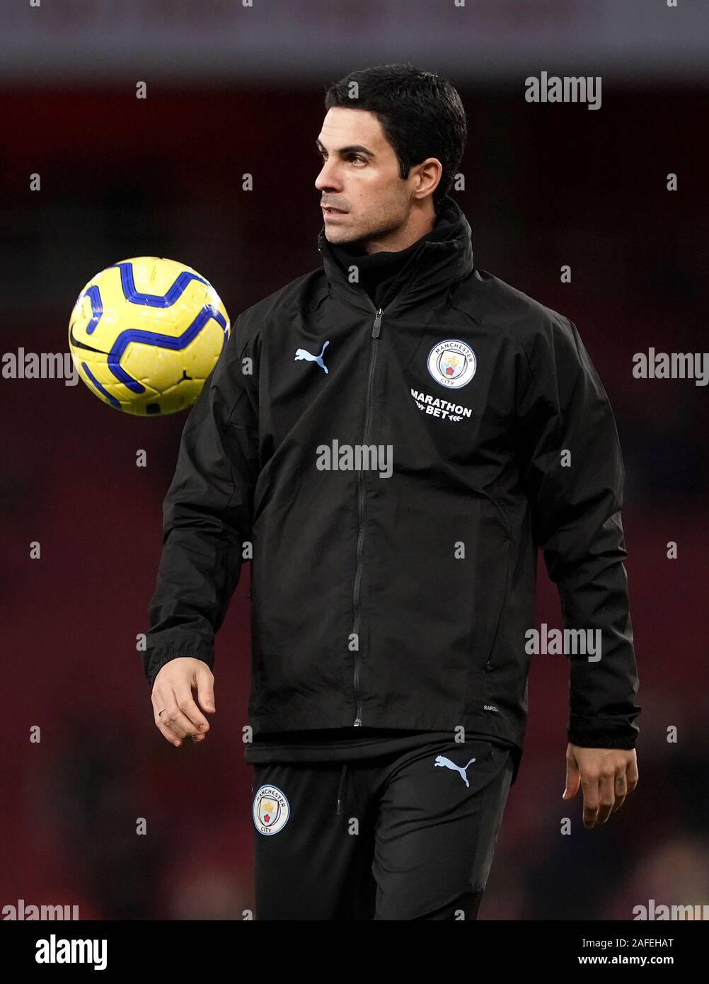 Manchester City assistant manager Mikel Arteta before the Premier ...