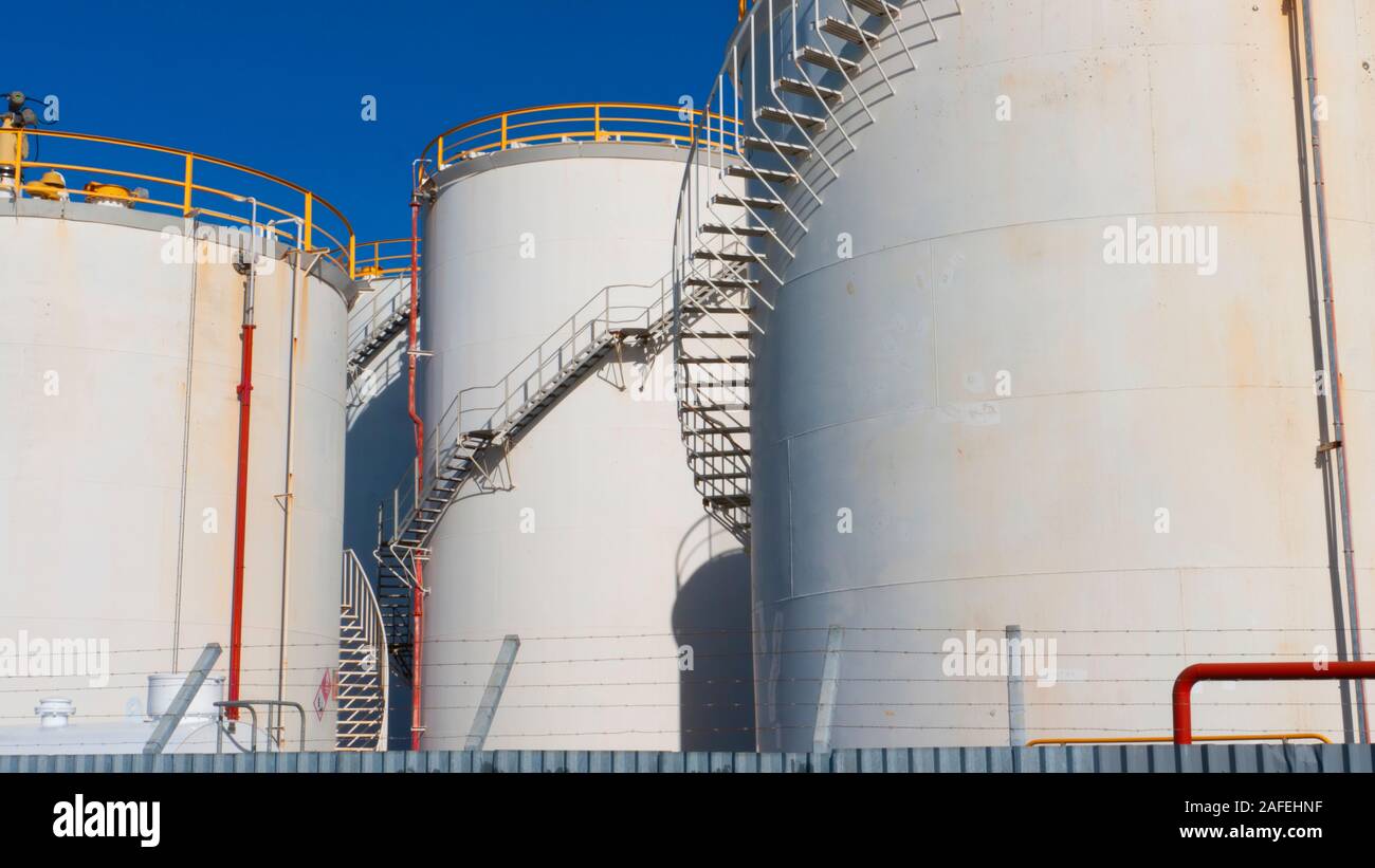 The 'Tank Farm', Wynyard Point industrial storage area on Auckland's ...