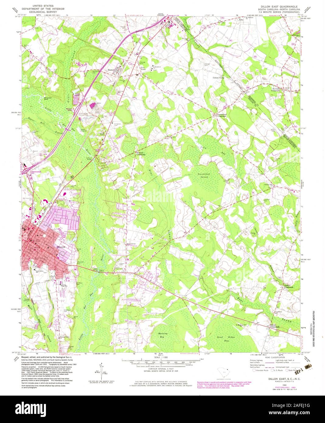 Map of dillon Cut Out Stock Images & Pictures - Alamy