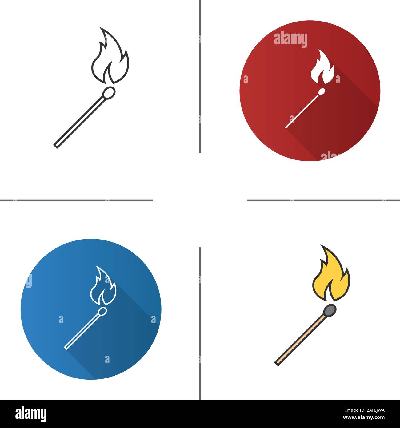 Ablaze with color Stock Vector Images - Alamy