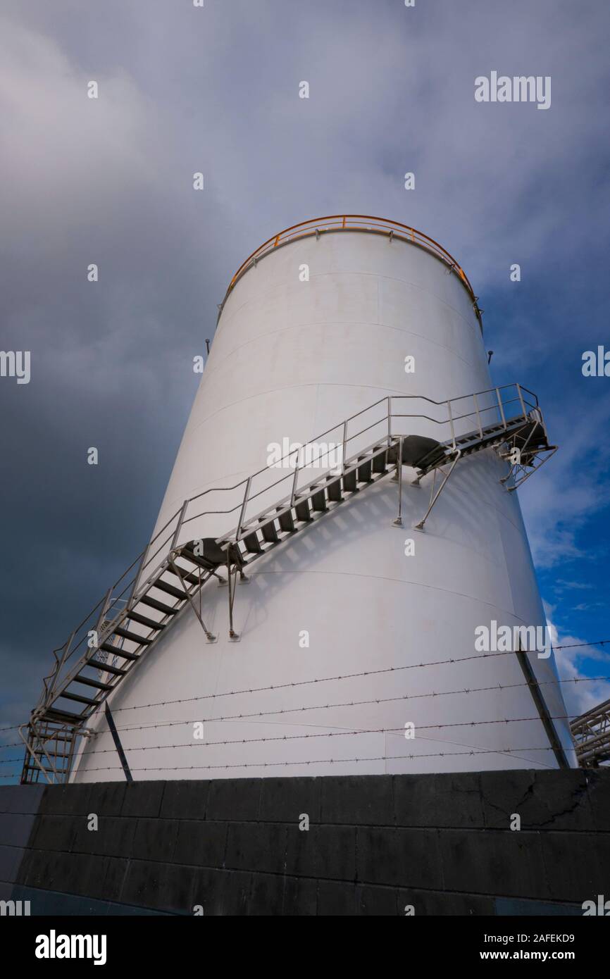 The 'Tank Farm', Wynyard Point industrial storage area on Auckland's ...