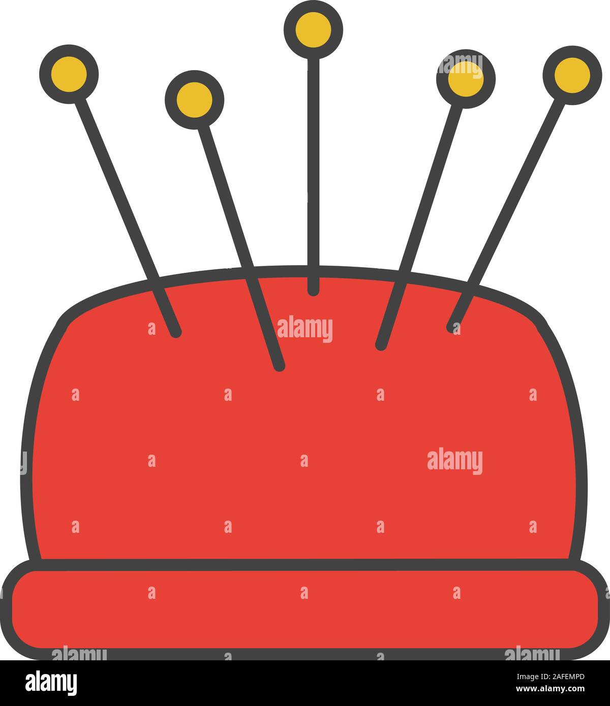 Pincushion vector vectors hi-res stock photography and images - Alamy