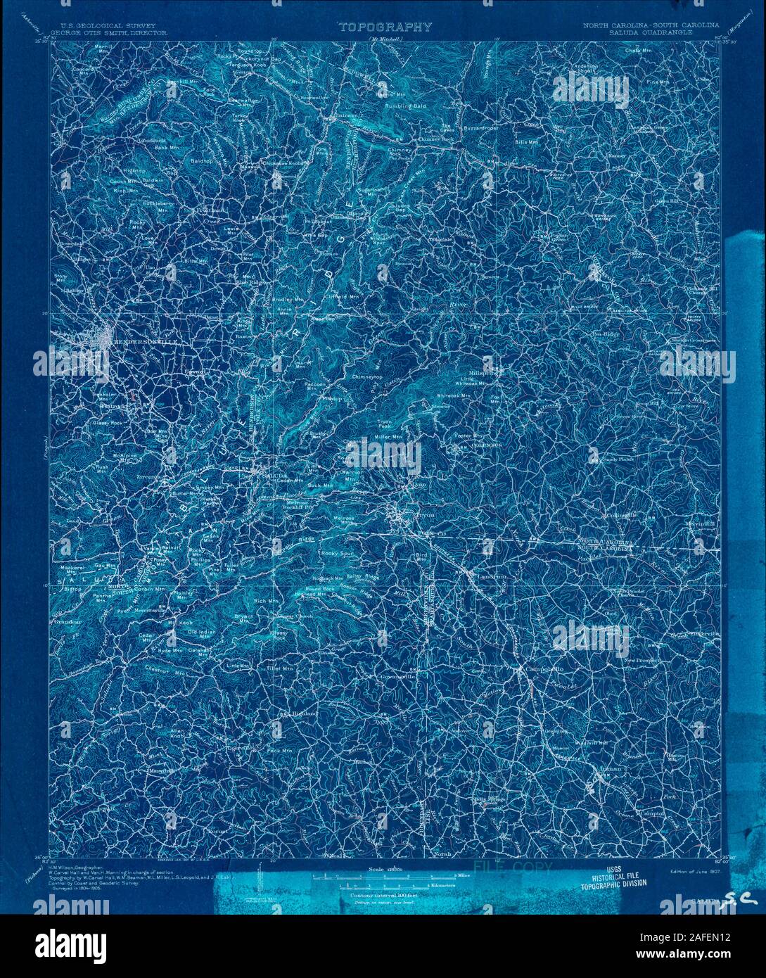 Map of saluda hi-res stock photography and images - Alamy