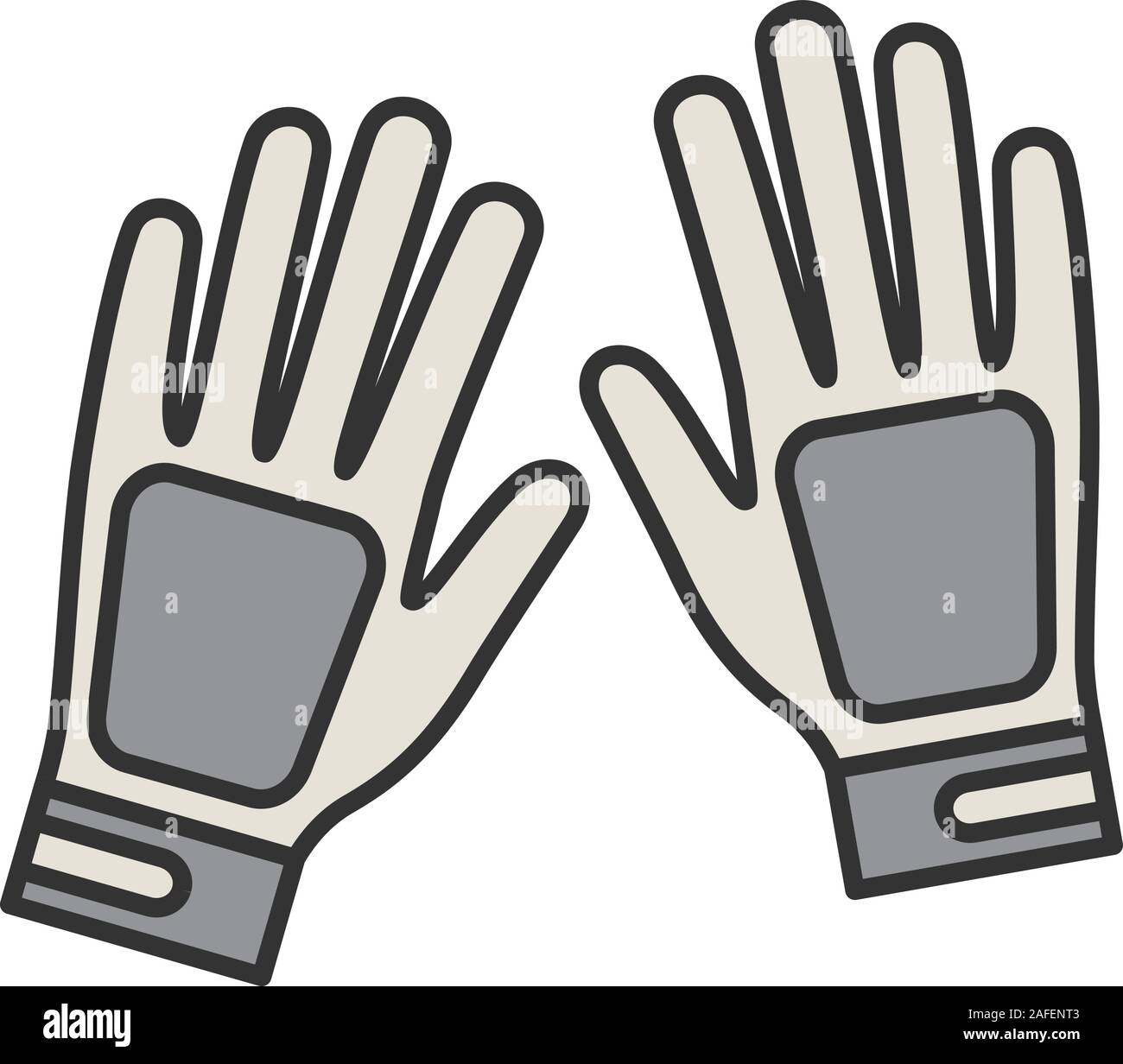 Motorbike gloves illustration hi-res stock photography and images - Alamy