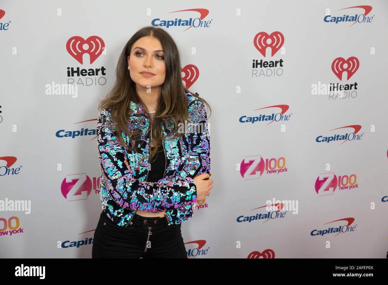 Elle Winter arrives at iHeartRadio's Z100 Jingle Ball 2019 at Madison ...