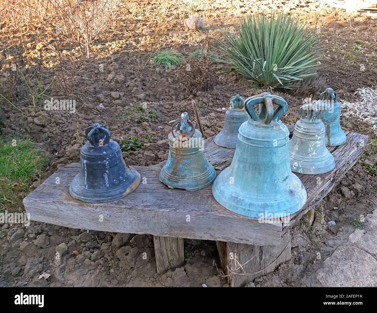 Old bells hi-res stock photography and images - Alamy