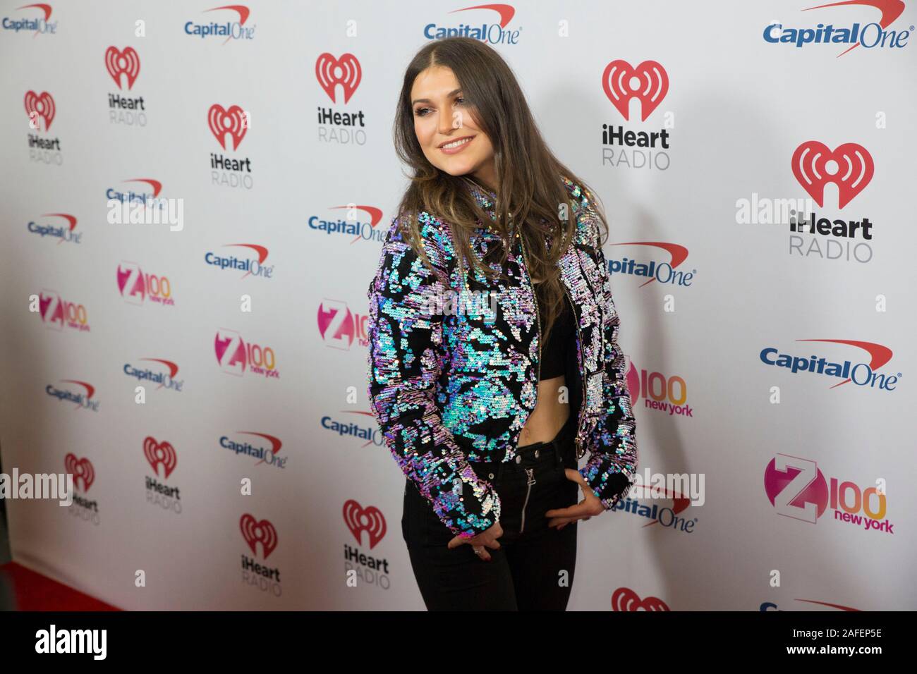 Elle Winter arrives at iHeartRadio's Z100 Jingle Ball 2019 at Madison ...