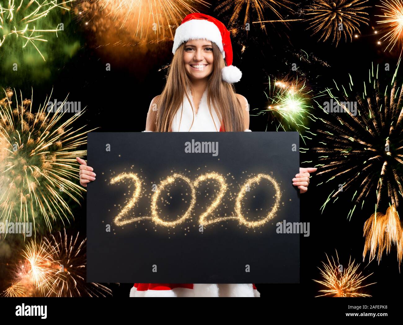 Happy 2020 hi-res stock photography and images - Alamy