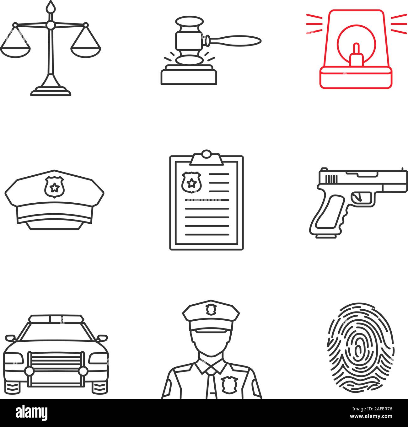Alarm pistol Stock Vector Images - Alamy