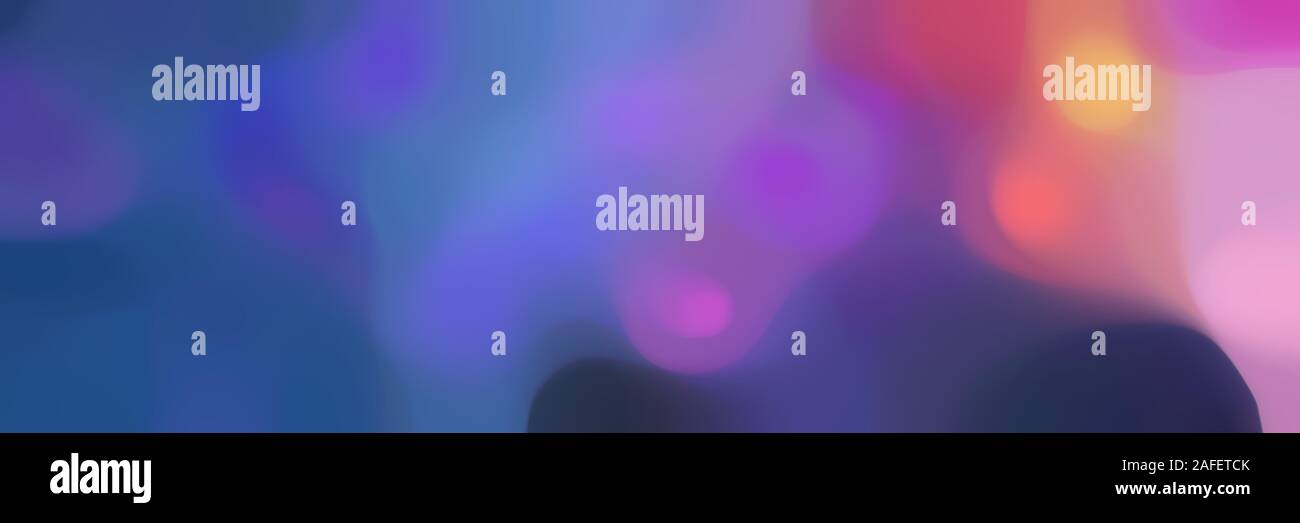 soft blurred iridescent horizontal background with dark slate blue ...