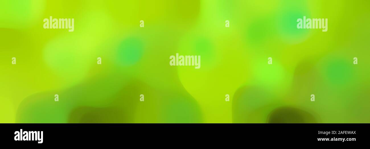 blurred bokeh horizontal background texture with yellow green, moderate ...