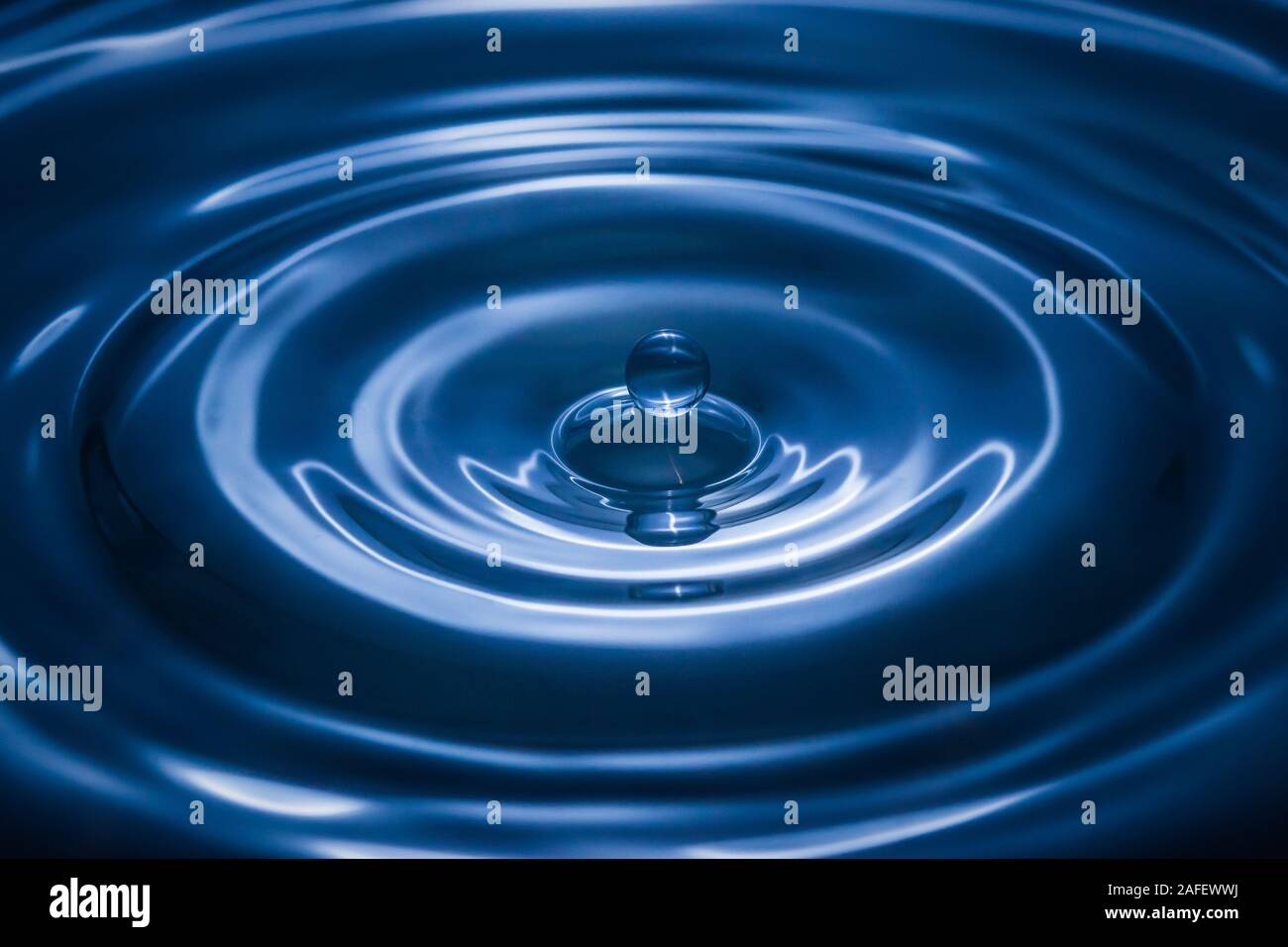 Motion of the water caused by something thrown in - Rings in the water ...