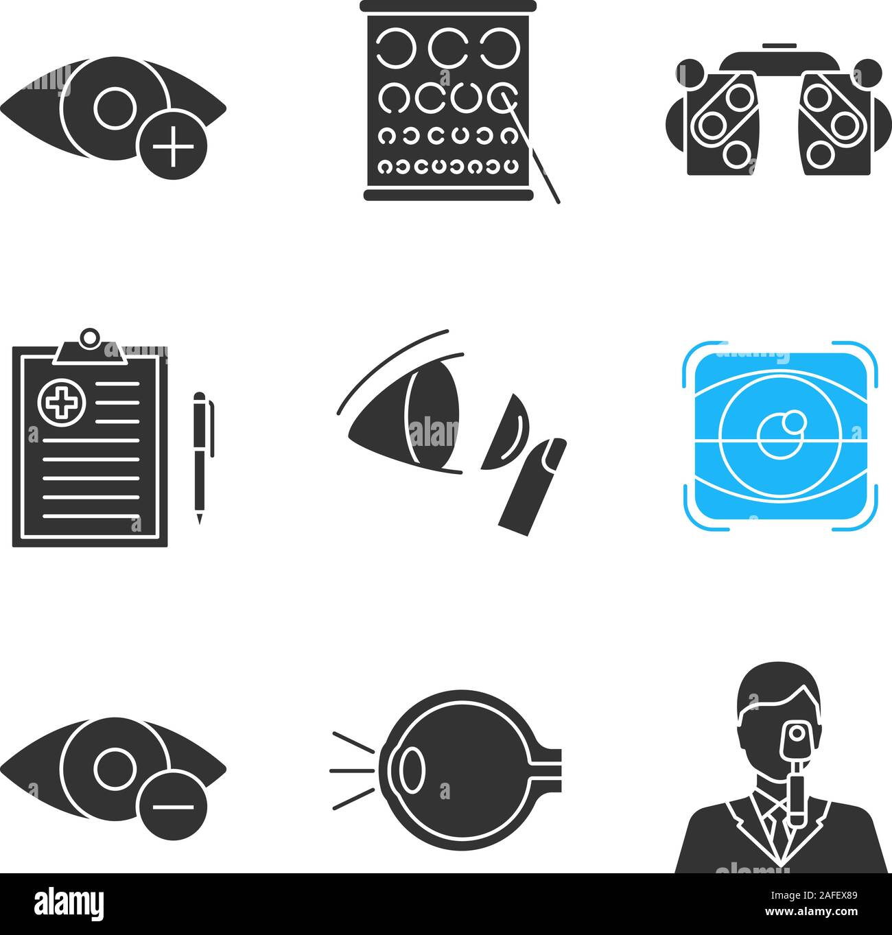 Myopia and hyperopia anatomy hi-res stock photography and images - Alamy