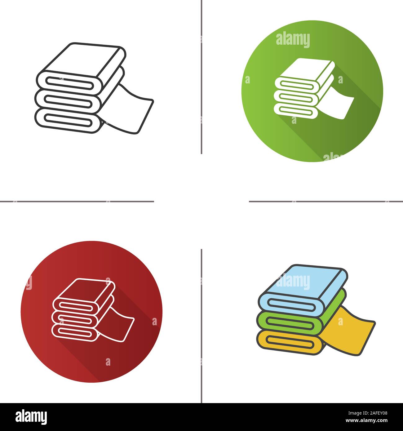 Stack fabric sewing craft Stock Vector Images - Alamy