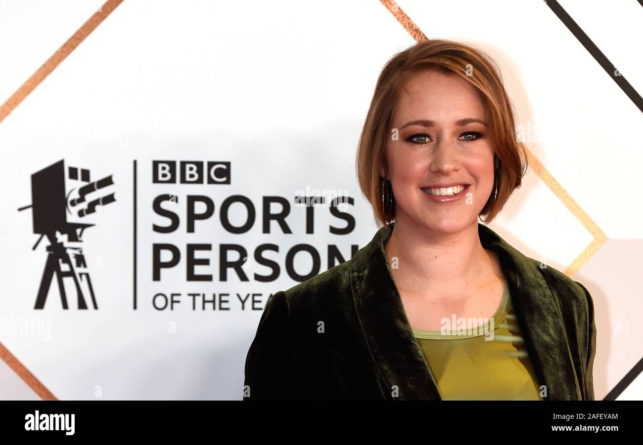 Lizzy Yarnold arriving for the BBC Sports Personality of the year 2019 ...