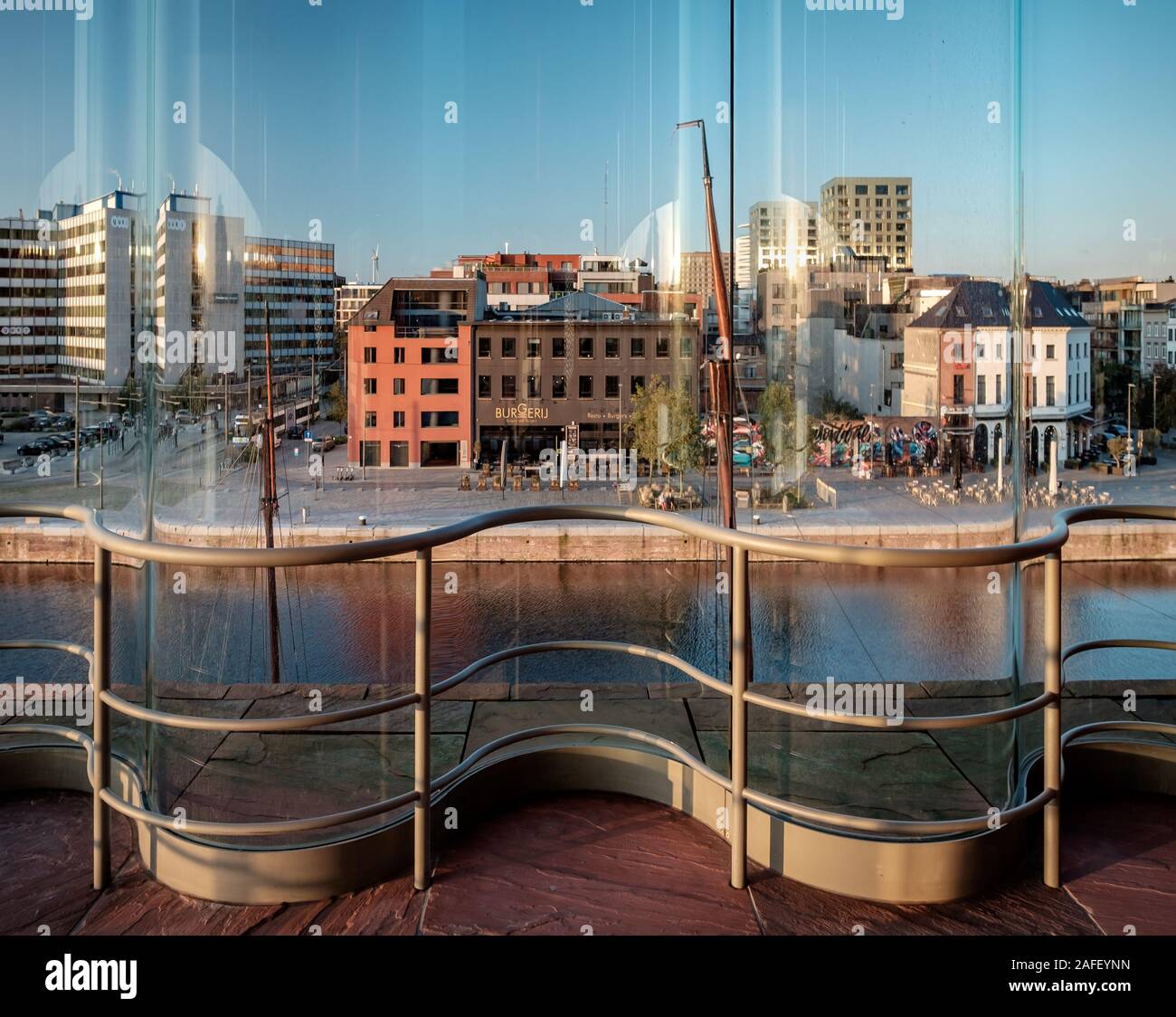 Belgium antwerp mas museum aan hi-res stock photography and images - Alamy