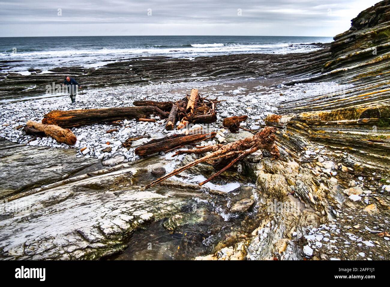 Plage des Viviers basques, Basques Fish Ponds Beach, Urugne, Pyrénées ...