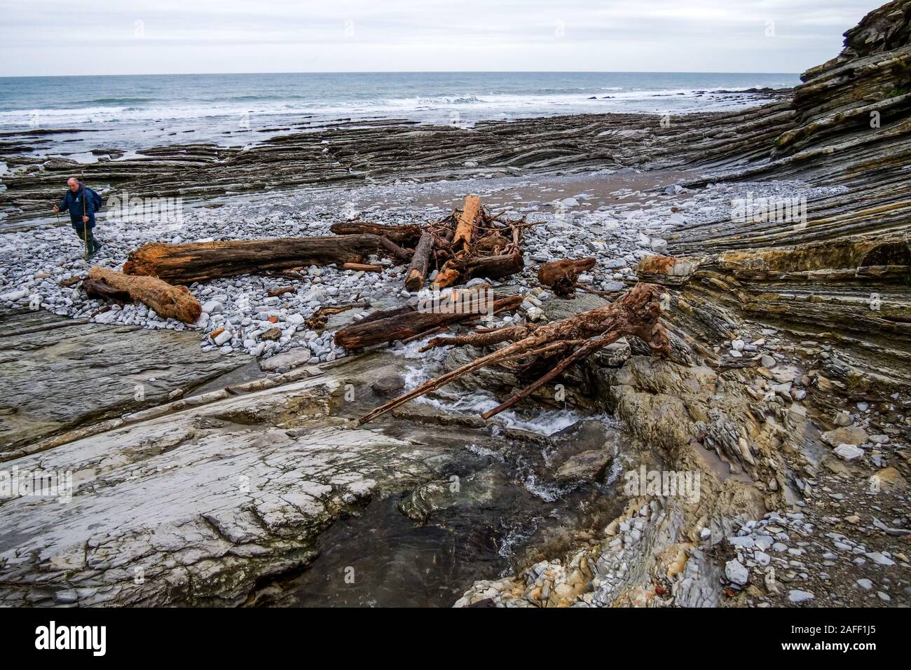 Plage des Viviers basques, Basques Fish Ponds Beach, Urugne, Pyrénées ...