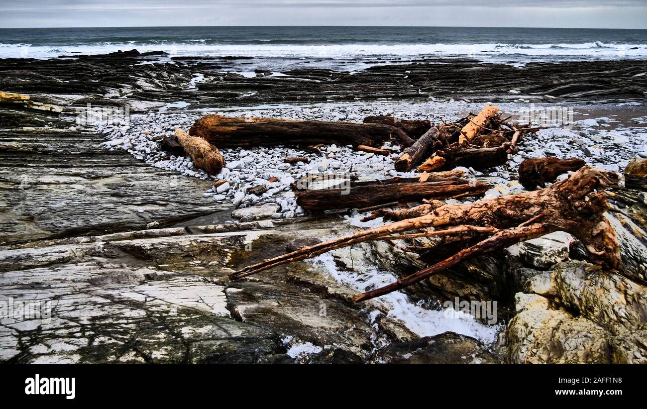 Plage des Viviers basques, Basques Fish Ponds Beach, Urugne, Pyrénées ...