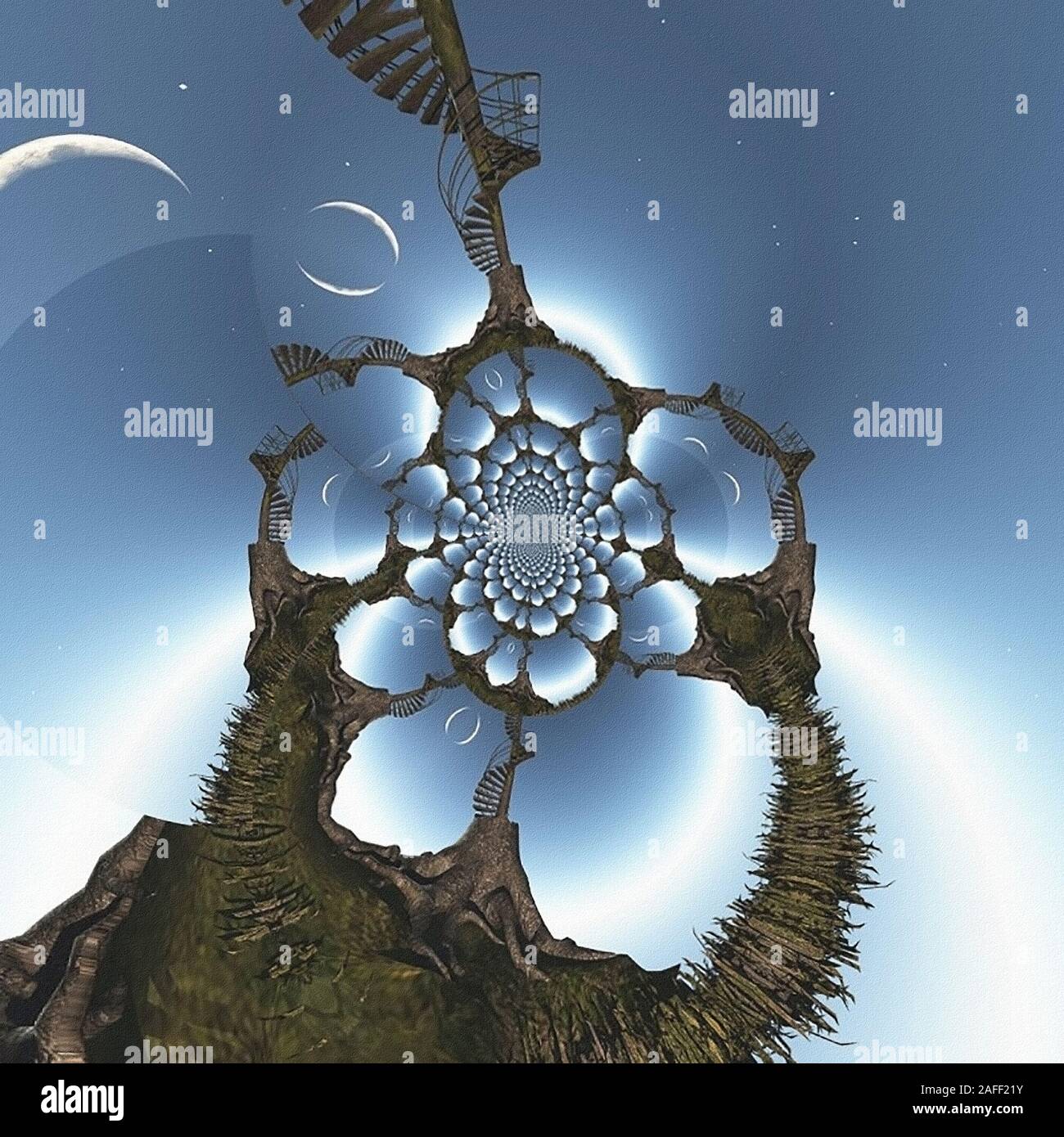 Ladder infinity hi-res stock photography and images - Alamy