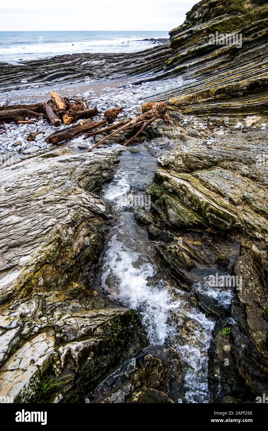 Plage des Viviers basques, Basques Fish Ponds Beach, Urugne, Pyrénées ...