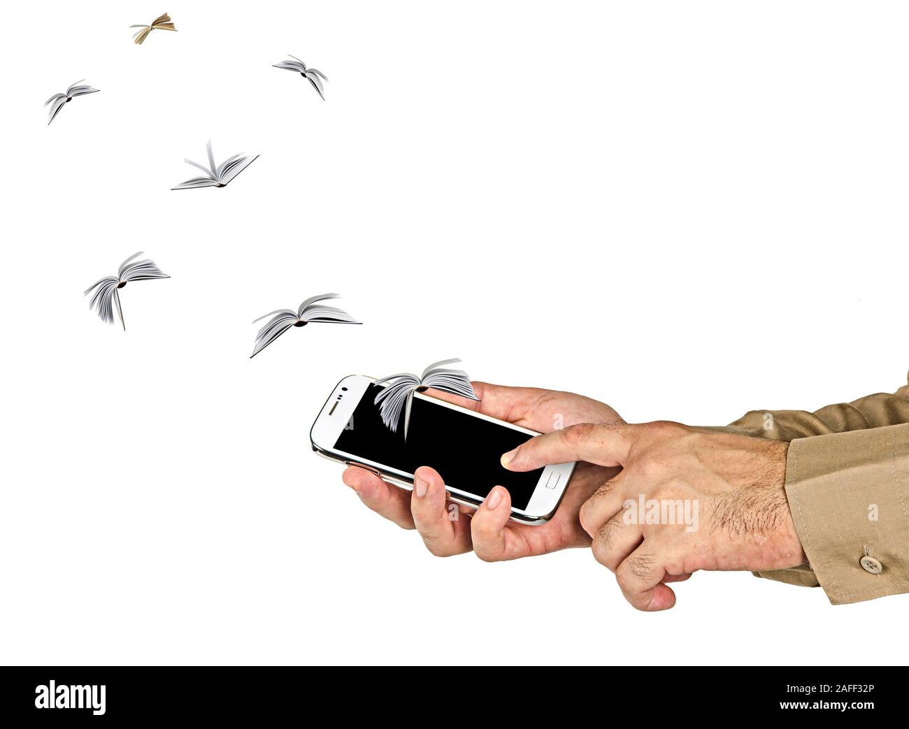 Smartphone in hand Stock Photo - Alamy