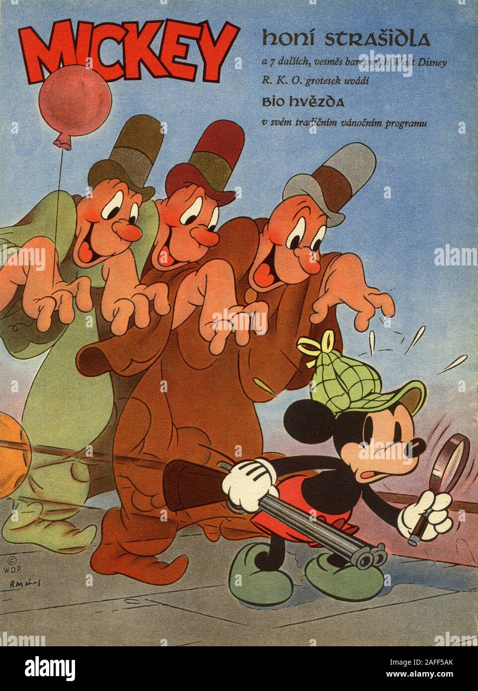 MICKEY MOUSE in LONESOME GHOSTS 1937 director Burt Gillett cartoon ...